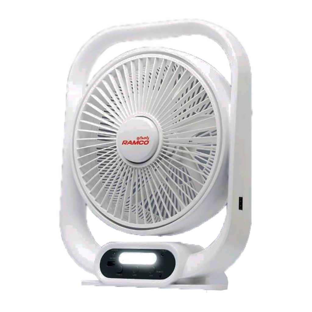 Ramco - Fan 7.4 Volt Lithium Battery Rechargeable 12 Inch RF-412DC | Tawasy Shopping